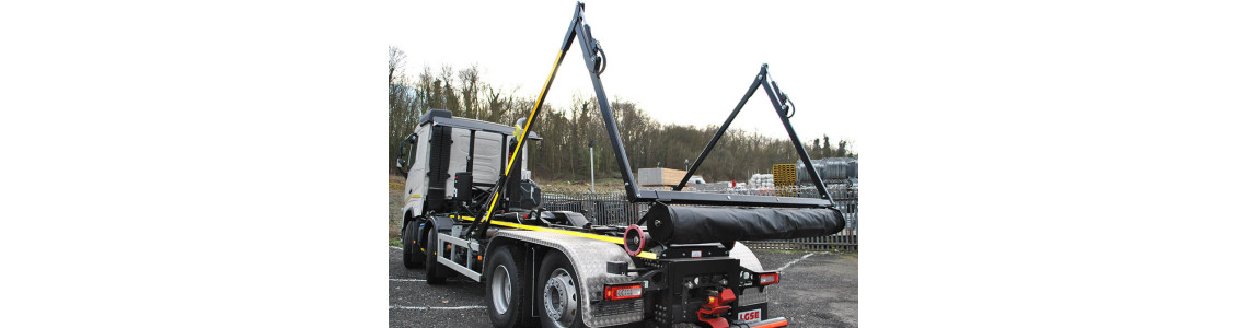 Transcover hook loader under cover nets for sale from skip UK ltd